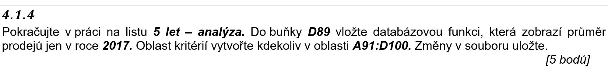 Ukázkové testové úlohy a cvičné testy