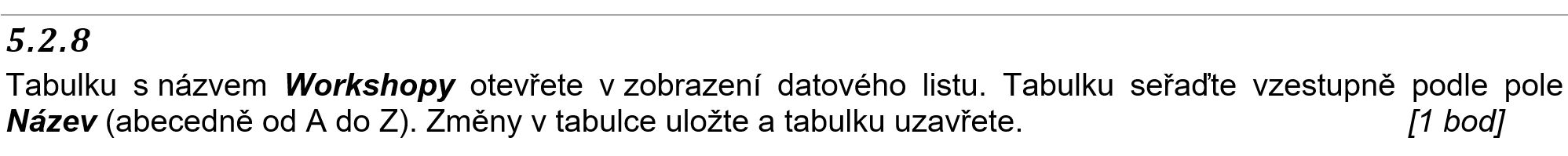Ukázkové testové úlohy a cvičné testy